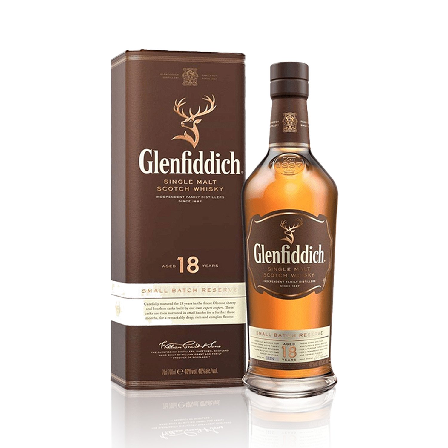Glenfiddich 18 Years Old Whiskey 700ml | Mocannella